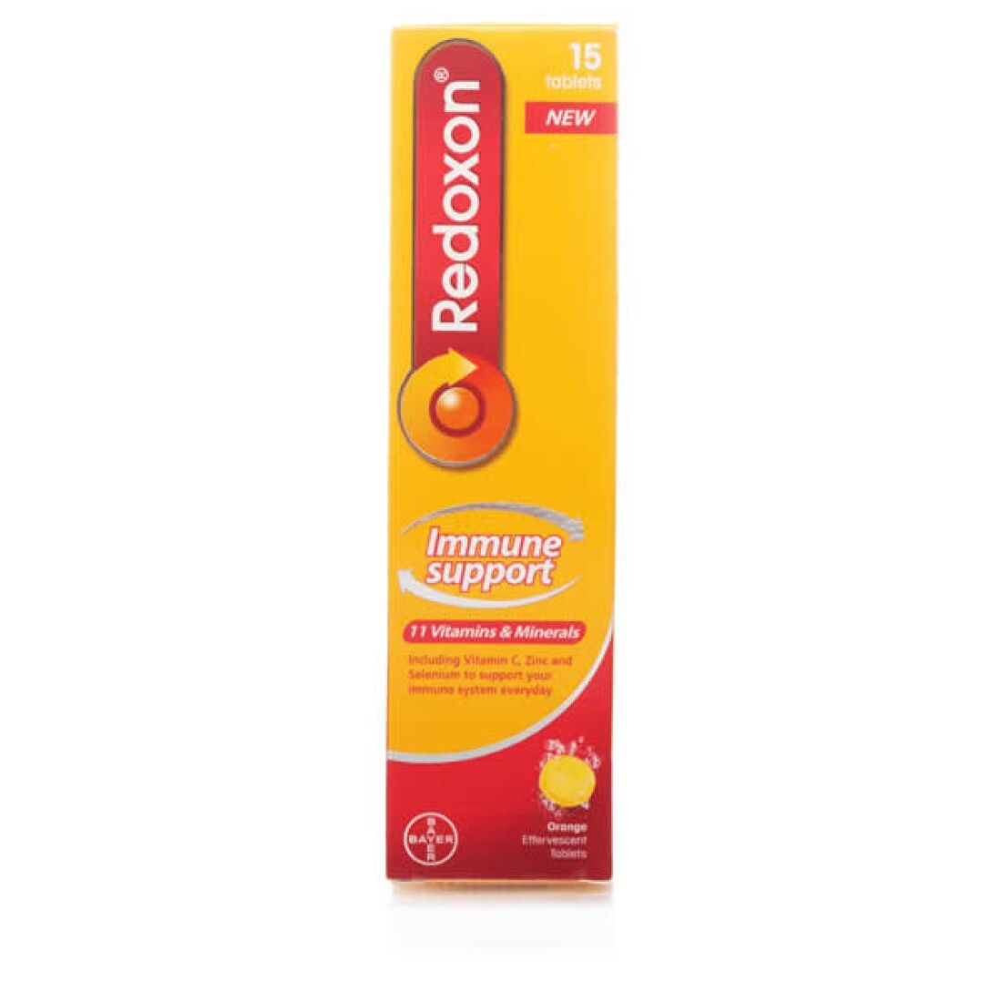 Redoxon Vitamin C 1000mg 15 Orange Effervescent Tablets - Portal Pharmacy